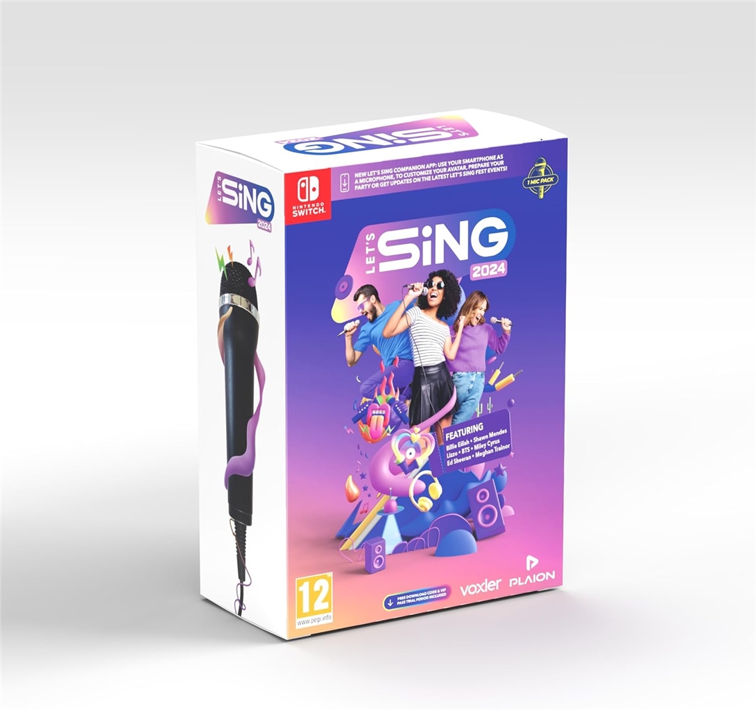 Lets Sing 2024 + 1 microphone (SWITCH) Lets Sing 2024 + 1 microphone (SWITCH)